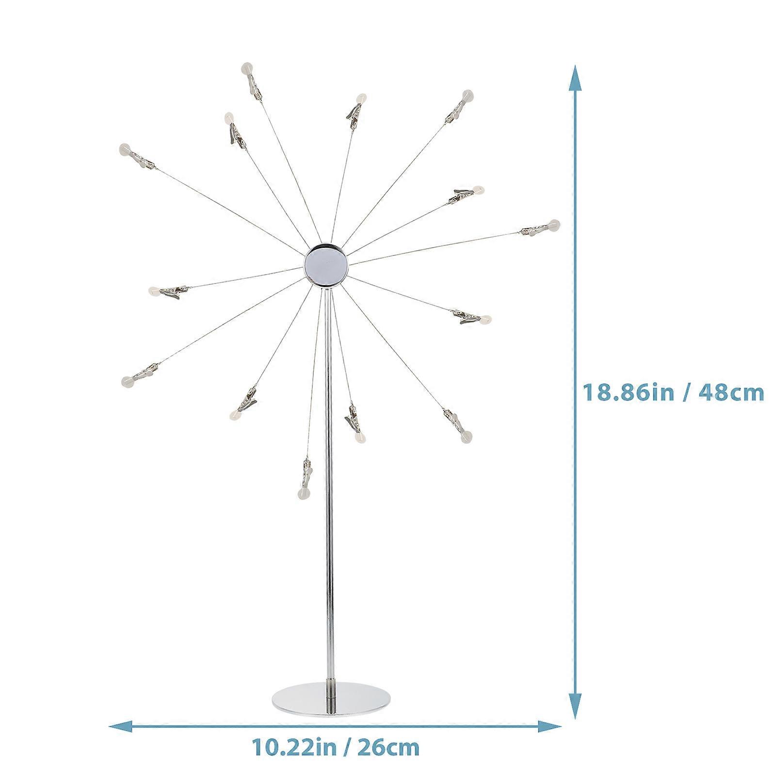 6 Pcs Photo Ornament Message Clip Photo Clip Tree Stand Desktop Note ...