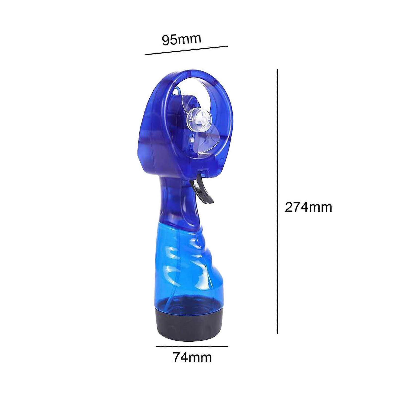 Battery Powered Handheld Water Misting Fan Water Spray Fan for Office ...