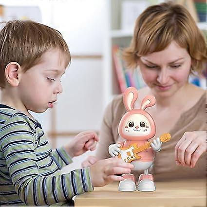Electronic Dancing Rabbit Early Education Dancing Rabbit Guitarist Toy ...