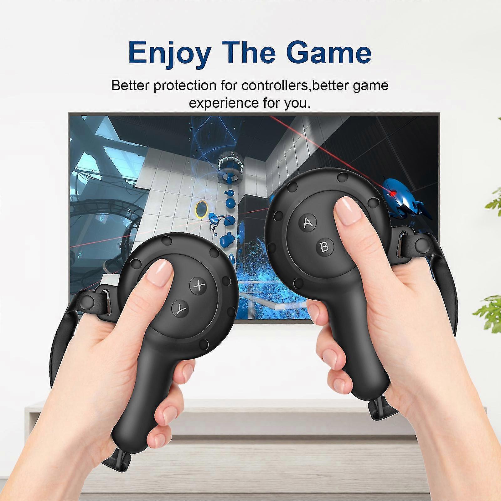 Vr Controller Grips Protective Case For Meta Quest 3, Soft Silicone ...