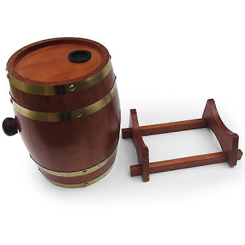 3L Wooden Vintage Wood Barrel Timber Wine for Beer Whiskey Rum Brewing ...
