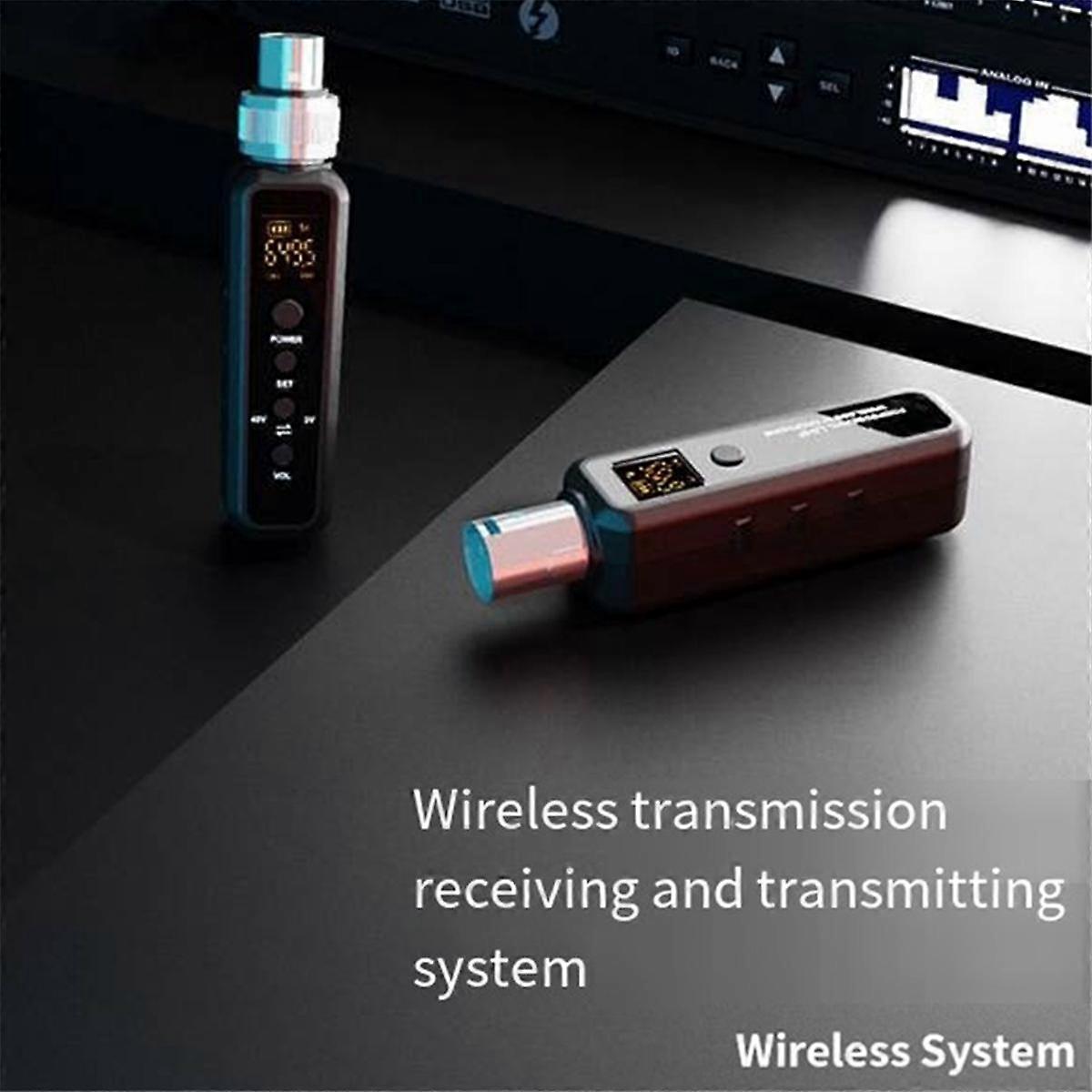 UHF Wireless Microphone Converter XLR Transmitter and Receiver for ...