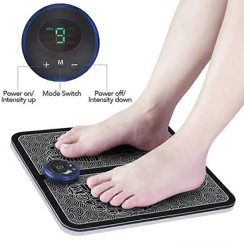 Foot Massager Intelligent EMS Massage Foot Pad Pulse Electric Automatic Massage | Fruugo UK