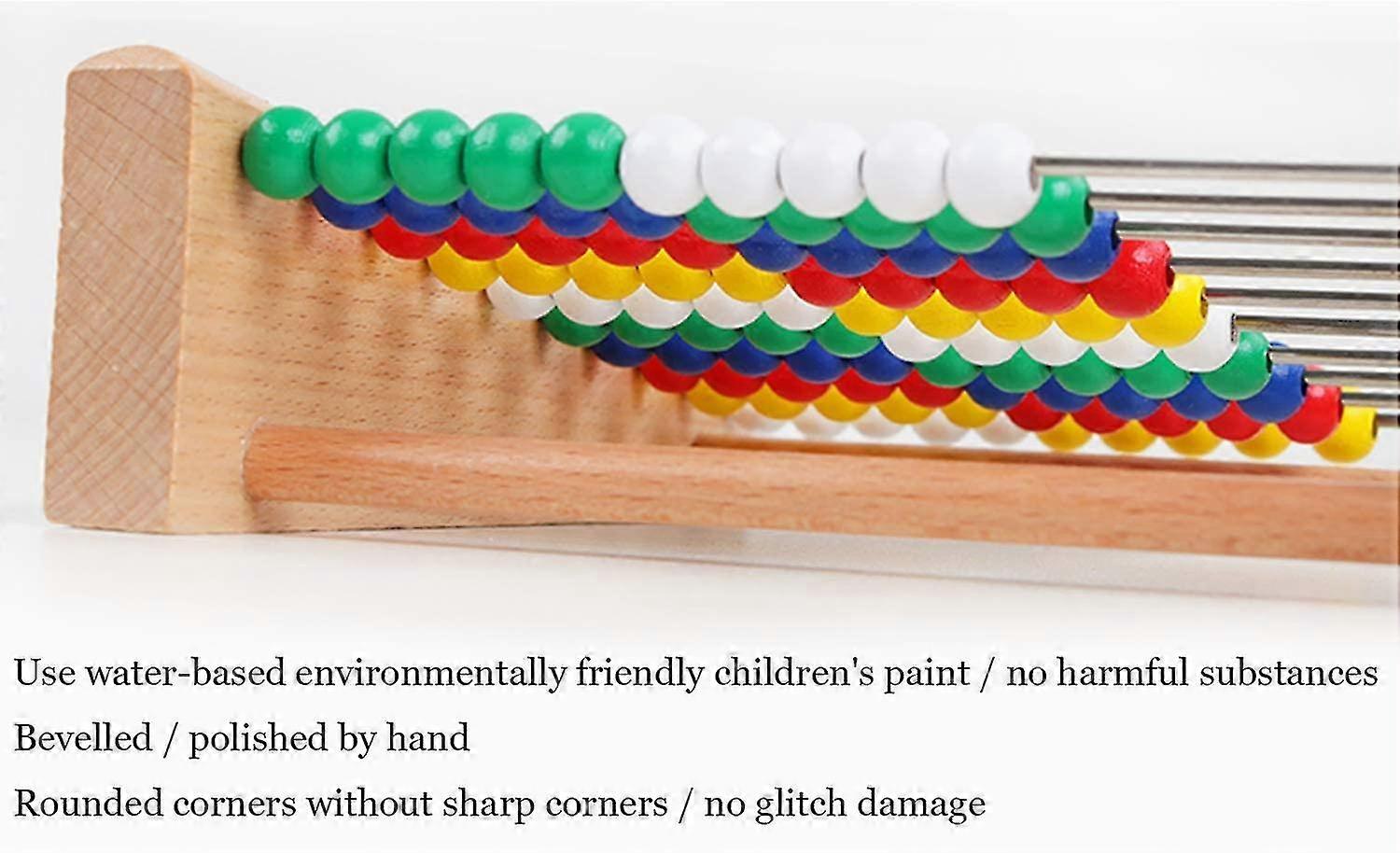 Abacus For Kids Math Preschool Number Learning Classic Wooden Toy ...