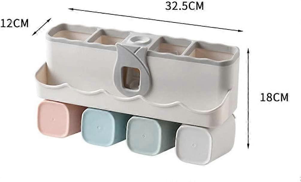 Toothbrush Holders ,Toothbrush Holder Rack Multi-Function Wall ,Hanging ...