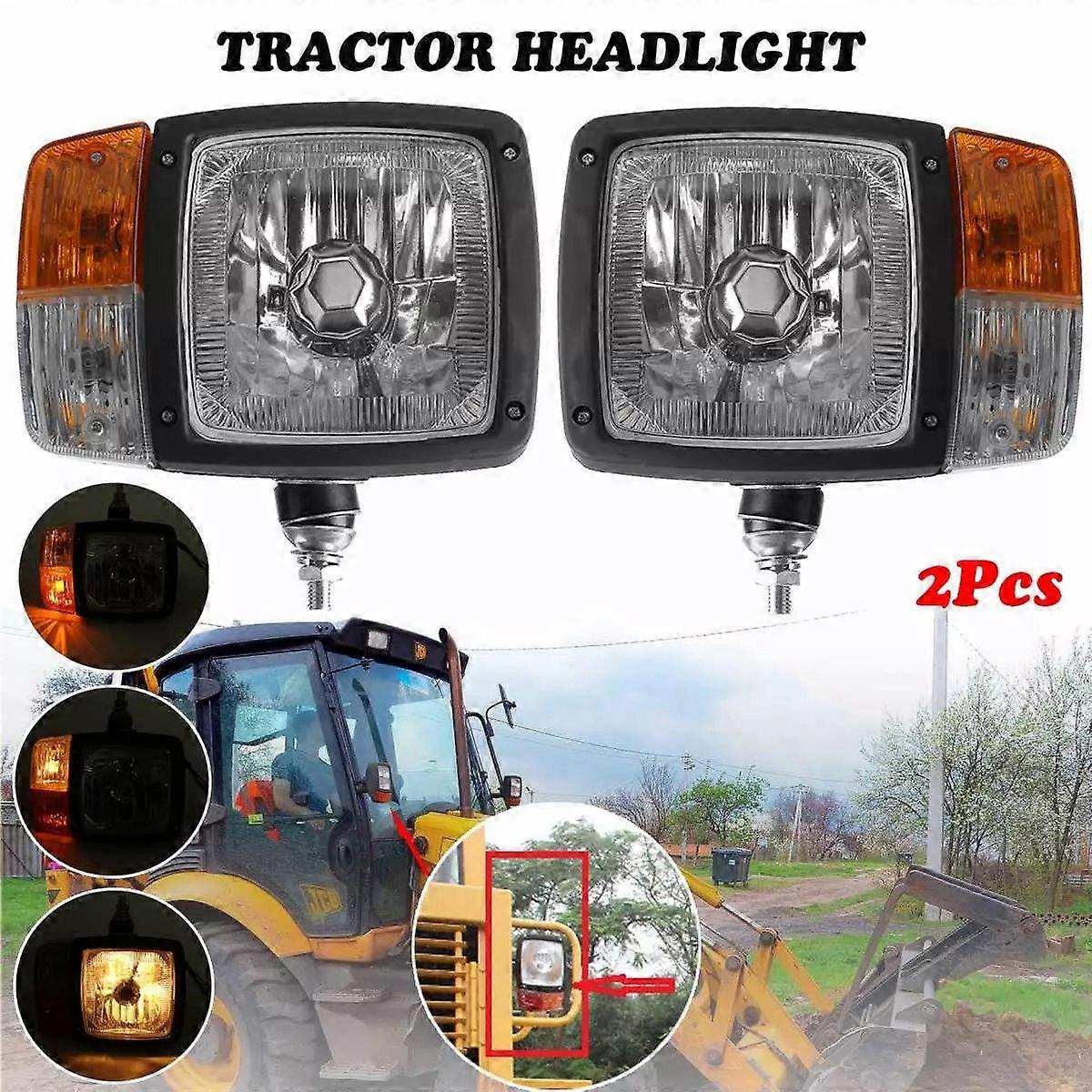 Tractor Trailer LED Headlights 24V Turn Signal Indicator Lamp Worklight ...
