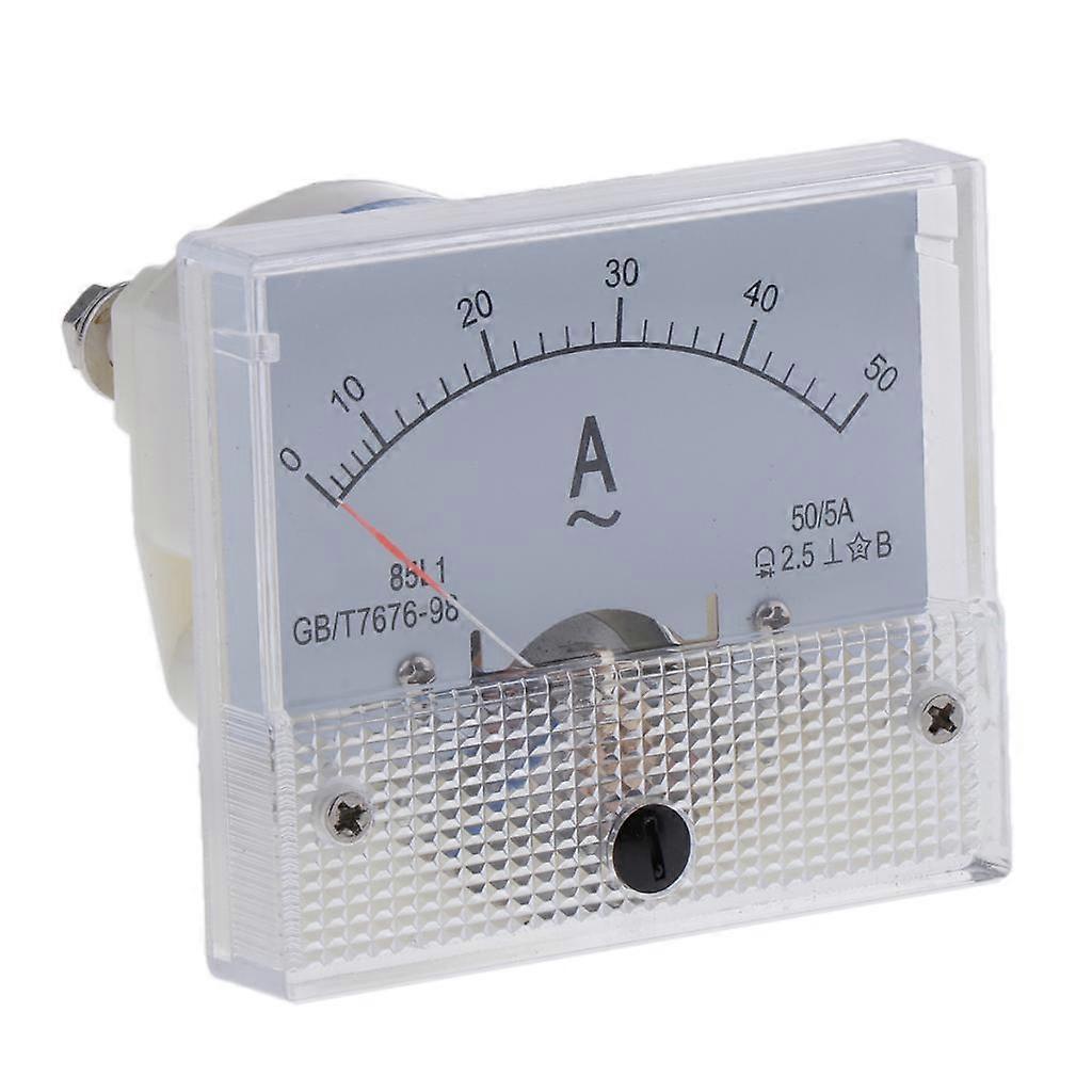 AC 85L1 Analog Panel Current Ampere Ammeter Gauge Ampere Meter 0-50A | Fruugo SE