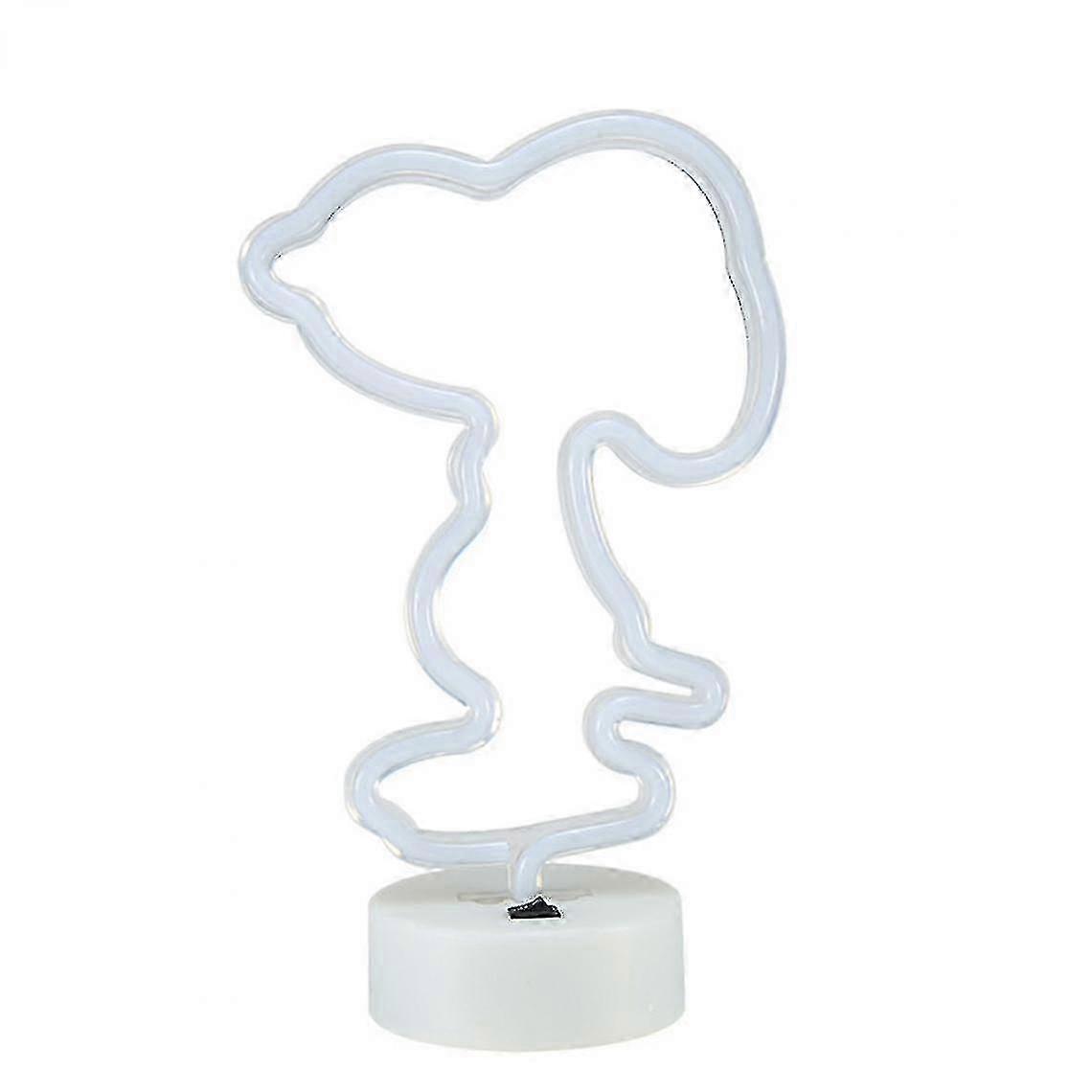 Snoopy Neon Light Signs Warm Led Neon Art Decorative Table Light Kids ...
