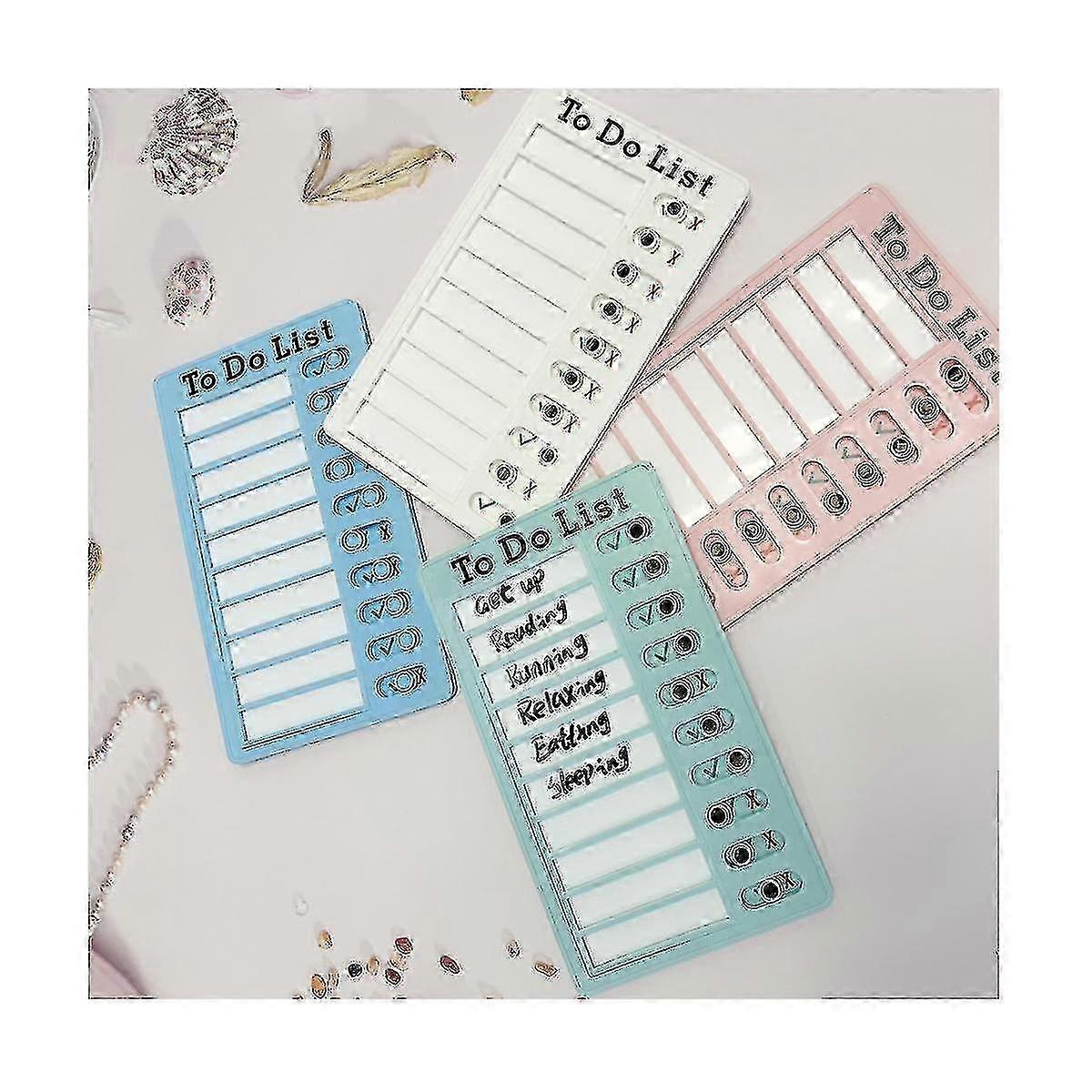 4pcs To Do List Board Dry Erase Memo List Board Chore Chart Rv List ...