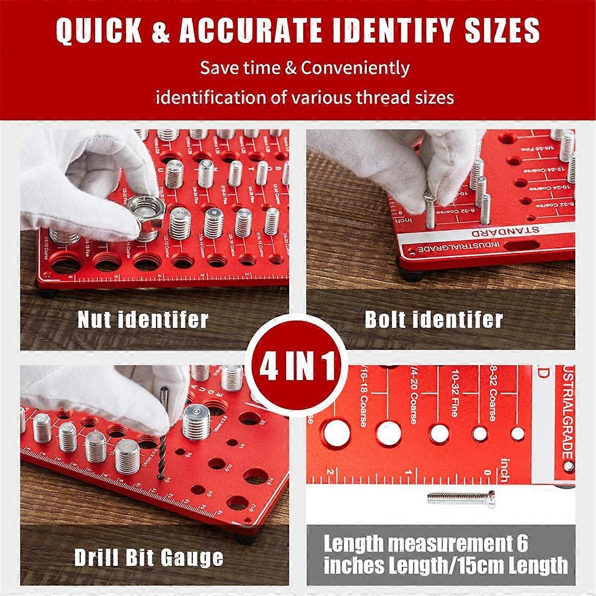 , 42 Nut and Bolt , Bolt Size and Thread Gauge, Bolt and Nut Identifier ...