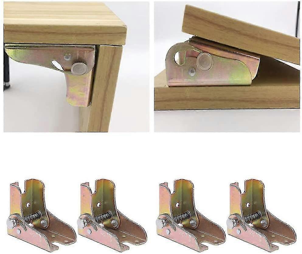 4 Piece Folding Foot Table, Lock Extension Table Bed Legs, Hot Rolled ...
