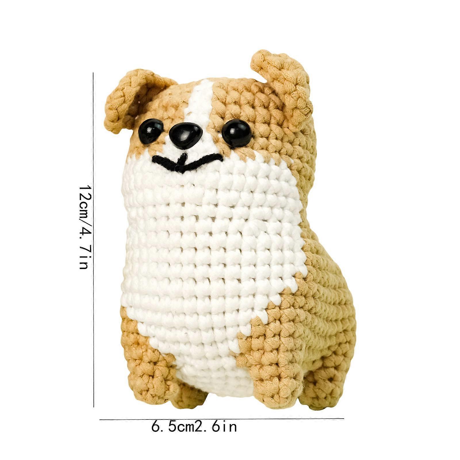 Crochet Kit For Beginners Corgi Crochet Kit Learn To Crochet Include ...