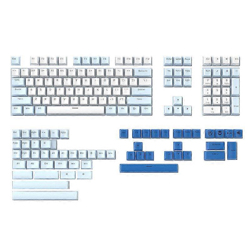 Xvx 165 Keys Pudding Pbt Keycaps Set Oem Profile Double Shot Backlit ...