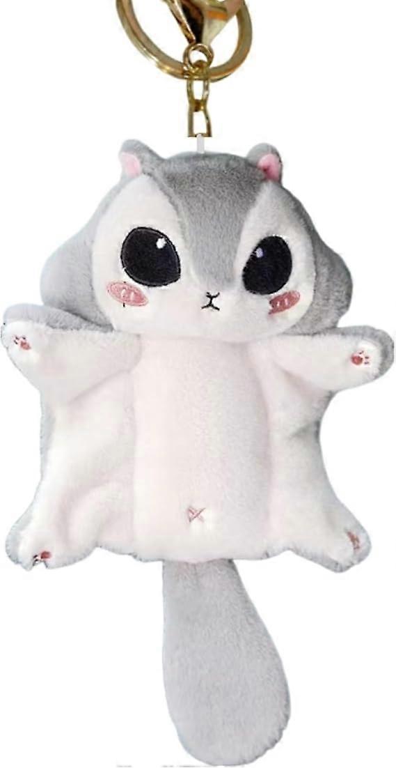 Cute Squirrel Key Chain Plush Car Key Pendant Girl Bag Pendant Birthday ...