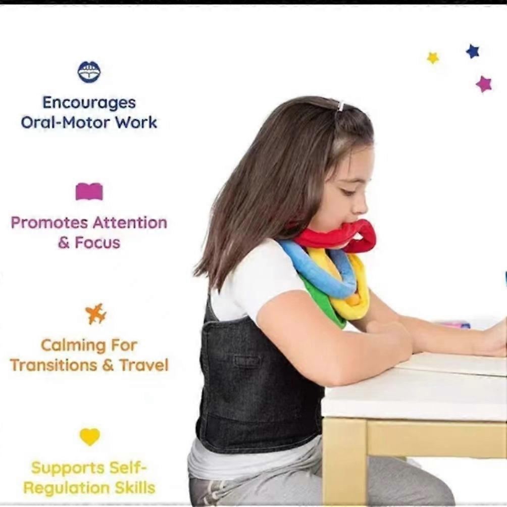 8 Pack Soft and Absorbent Terry Cloth Teething Chew Necklaces ...