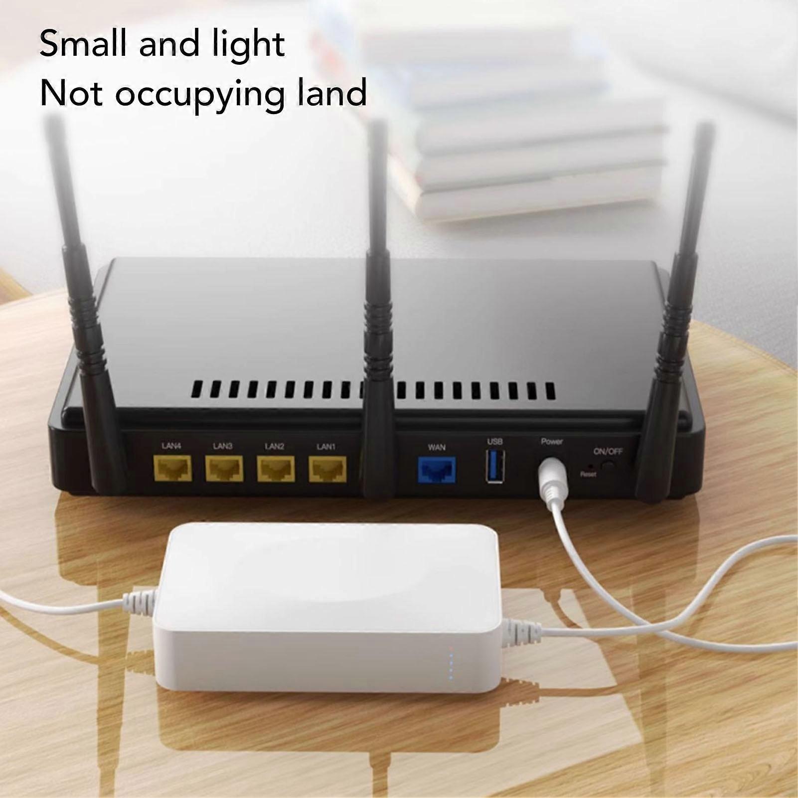 9000mAh UPS Battery Backup Uninterruptible Power Supply Mini DC UPS for ...
