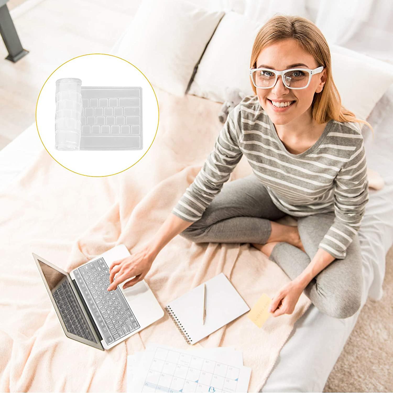 4 Pieces Universal Keyboard Protector Silicone Key Protector For ...