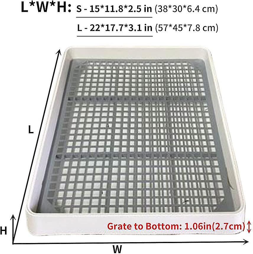 22x18 Super Large Rabbit Litter Box with Grate, Rabbit Litter Pan for ...