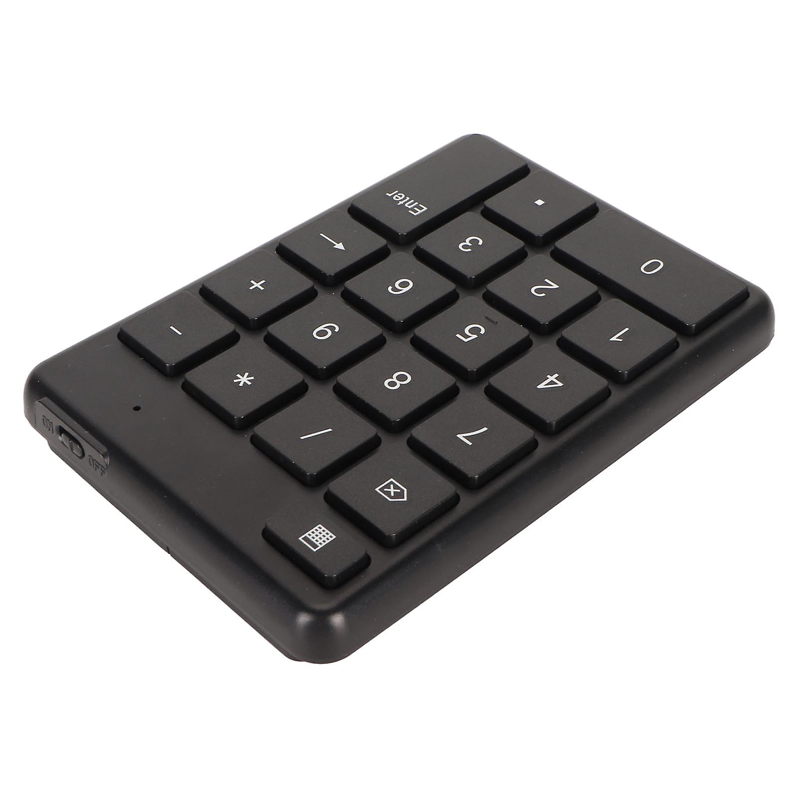 Bluetooth 5.1 Numeric Keypad 19 Keys Ergonomic Number Pads Battery ...