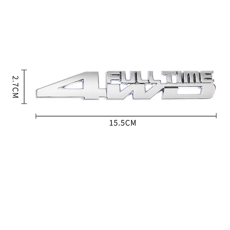 4wd Full Time Metal Car Emblem Badge Decals Stickers For Toyota Prius ...