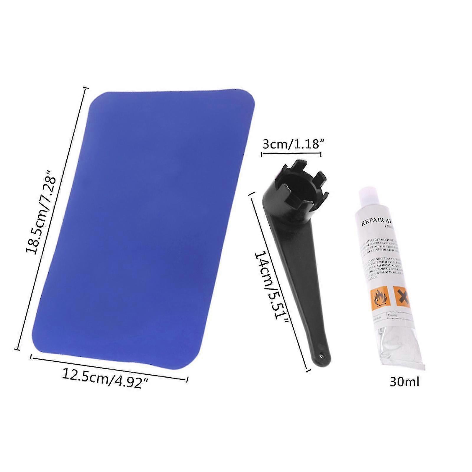 5 Pieces Pvc Repair Patches, Adhesive Pvc Repair Patch Glue Kit For ...