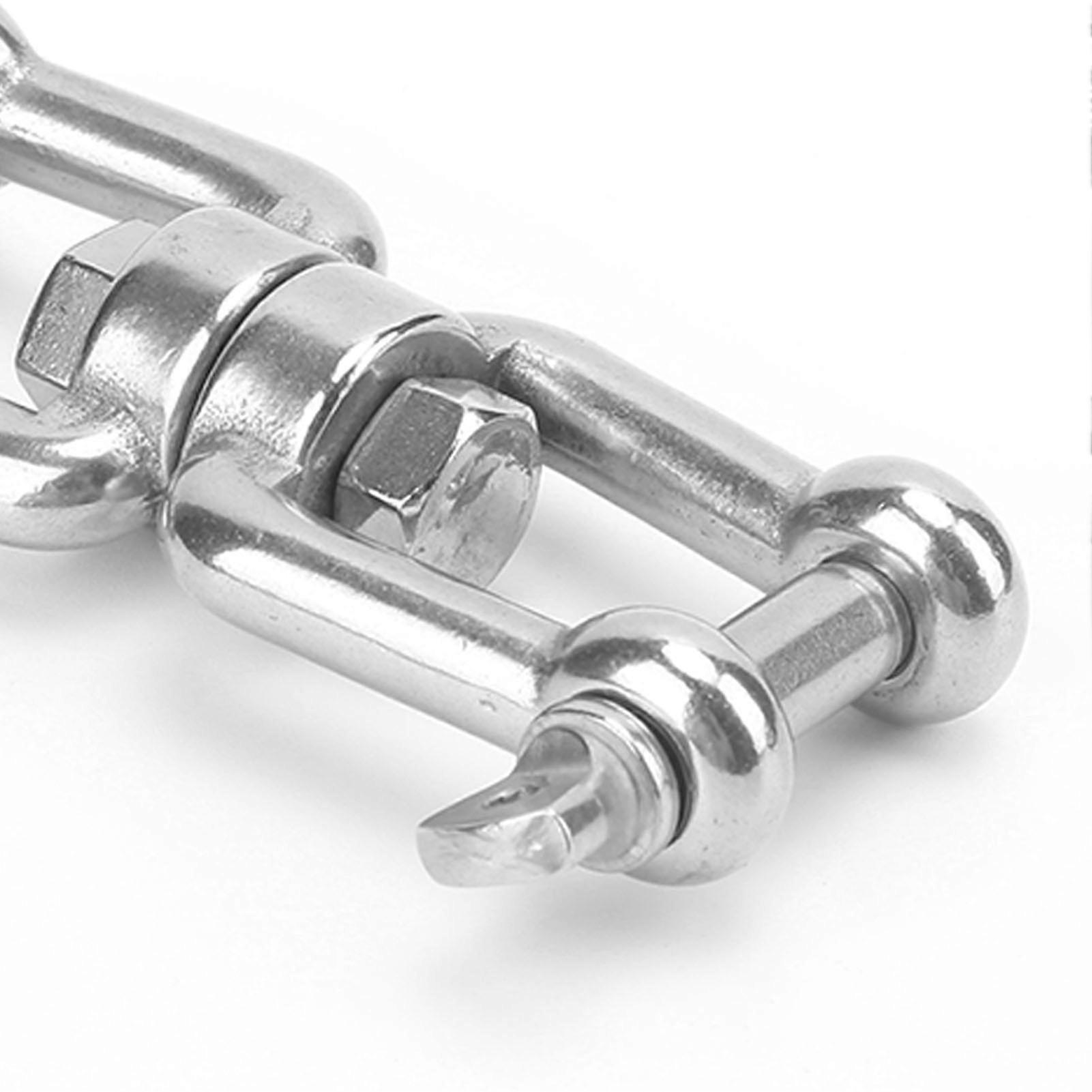 Swivel Shackle Universal 316 Stainless Steel Rolling Chain Marine ...