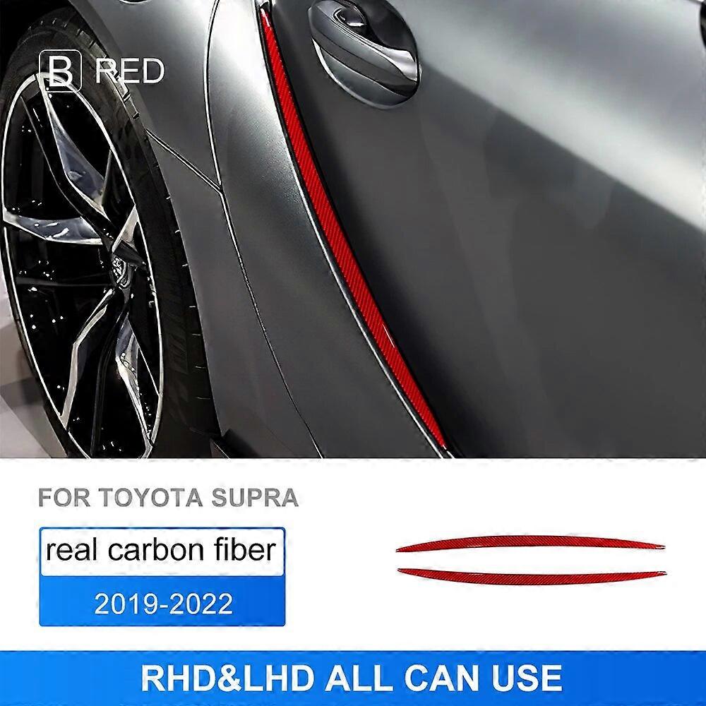 Real Soft Carbon Fiber Interior For Toyota Supra GR A90 A91 MK5 2019 ...