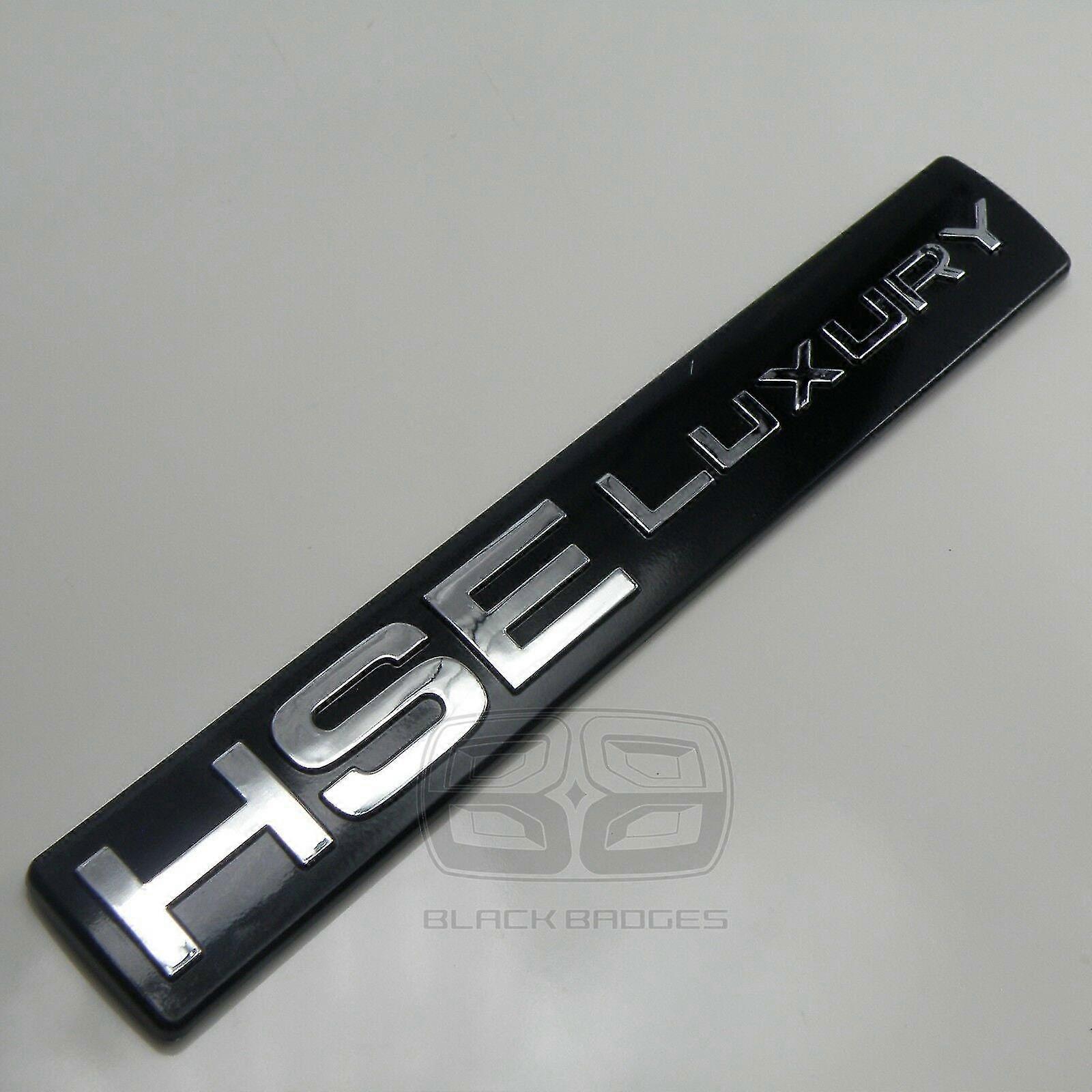 Black chrome hse luxury rear back tailgate badge land rover discovery 3 ...