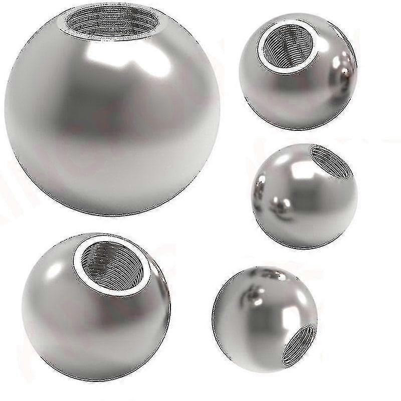 M6 Thread Half Hole Solid Stainless Steel Metric Thread Steel Ball -ys ...