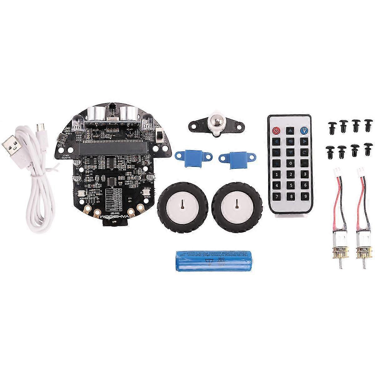 Robot Programmable Robotic Kit Based On Bbc Microbit V2 And V1 For Stem Coding Education With