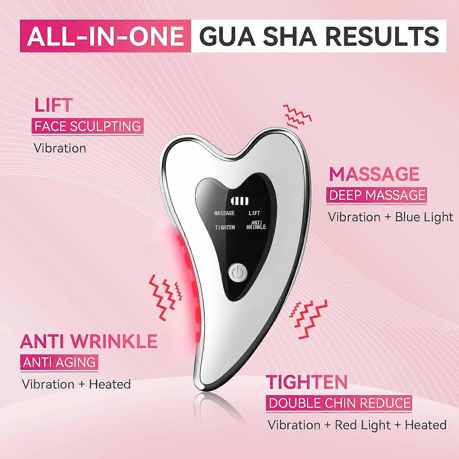 Gua Sha Facial Tools - Electric Gua Sha - Face Sculpting Tool - Heated ...