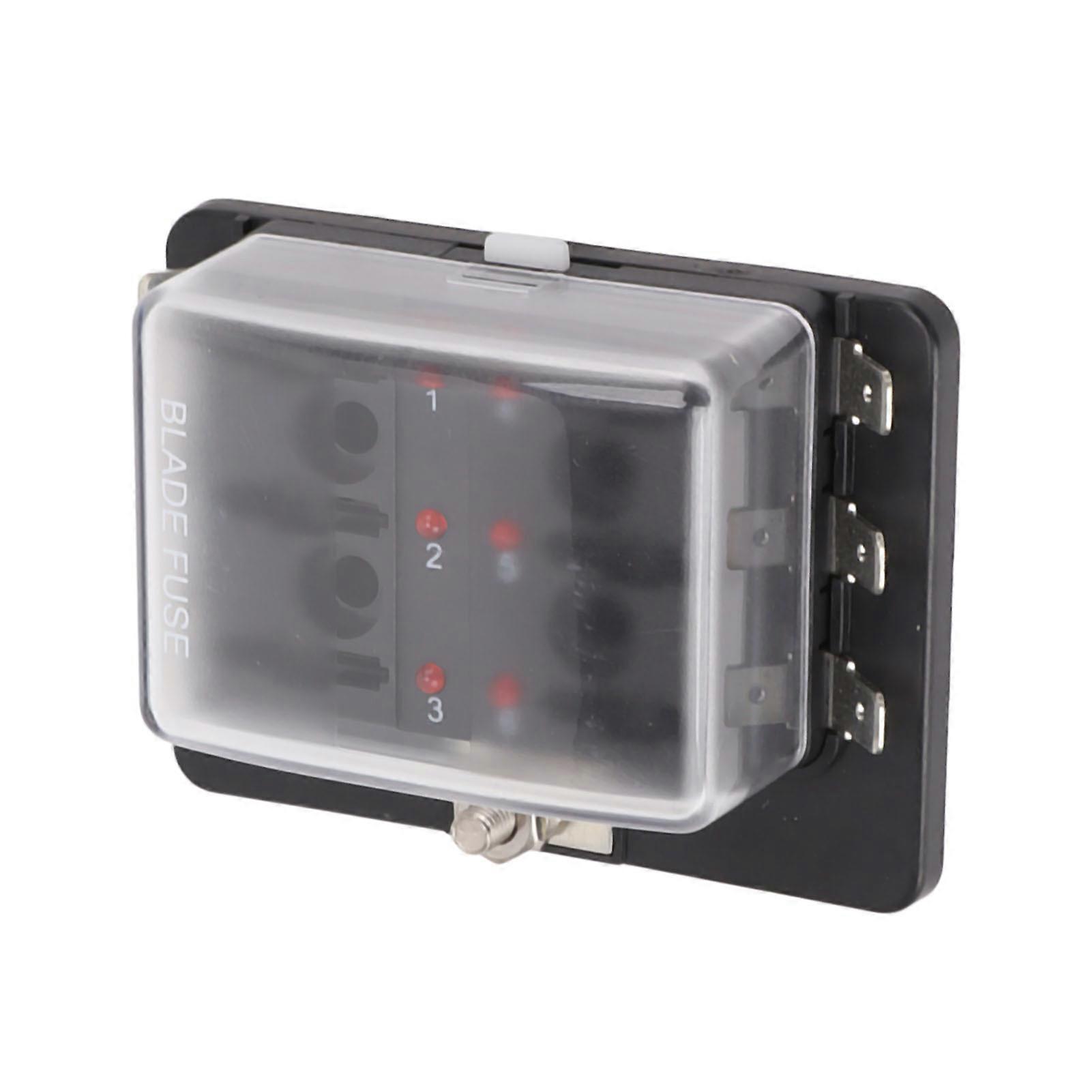 DC32V Car Fuse Box ATC ATO Waterproof Blade Fuse Block with LED ...