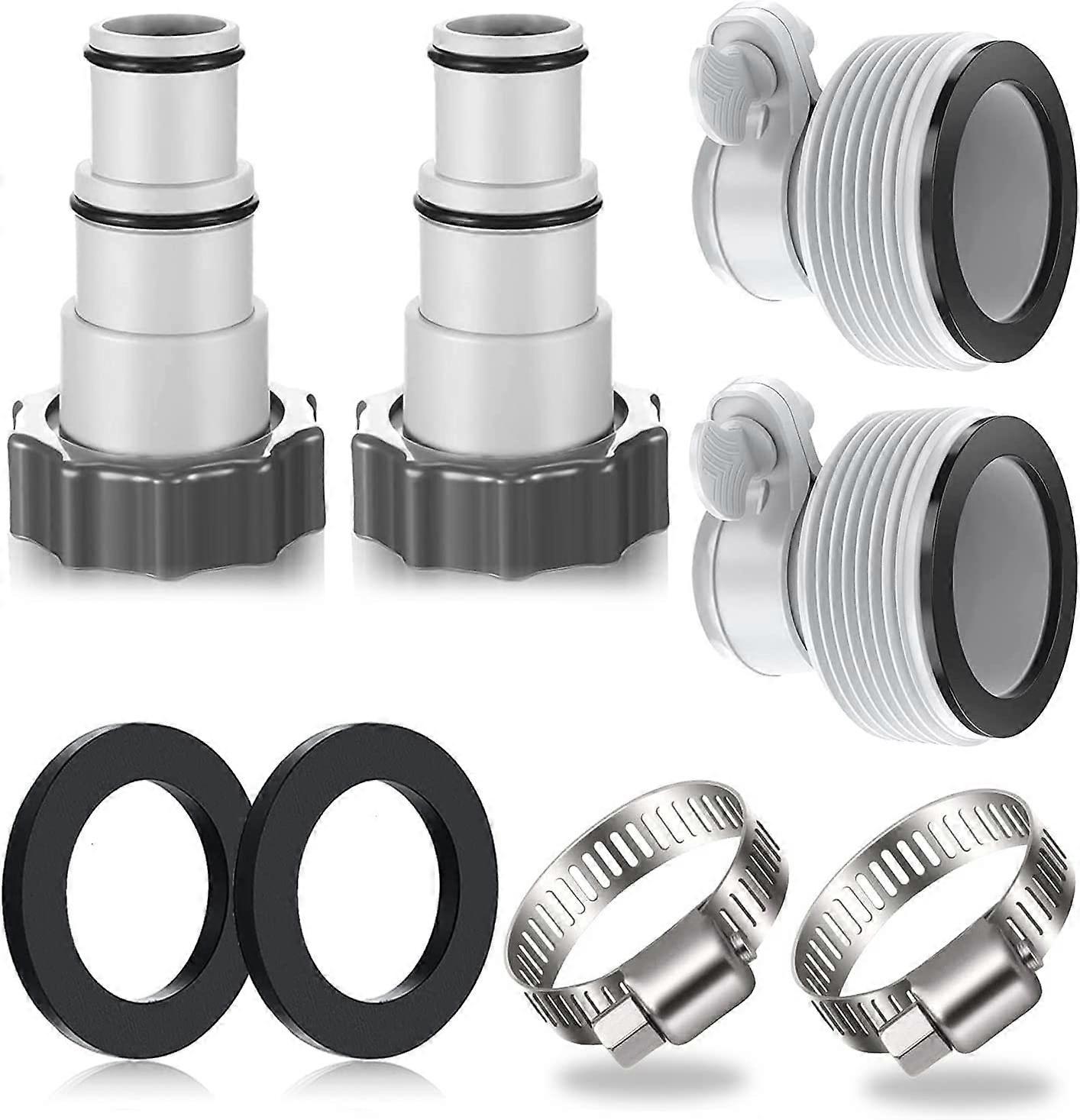 4PCS Pool Hose Adapter, Pool Adapter, Intex Pool Adapter, Pool Hose ...