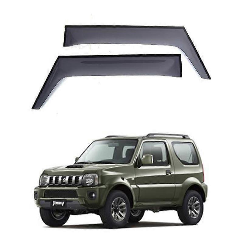 FOR Suzuki Jimny 2005-2018 Window Visors Windows Sun Rain Guard ...