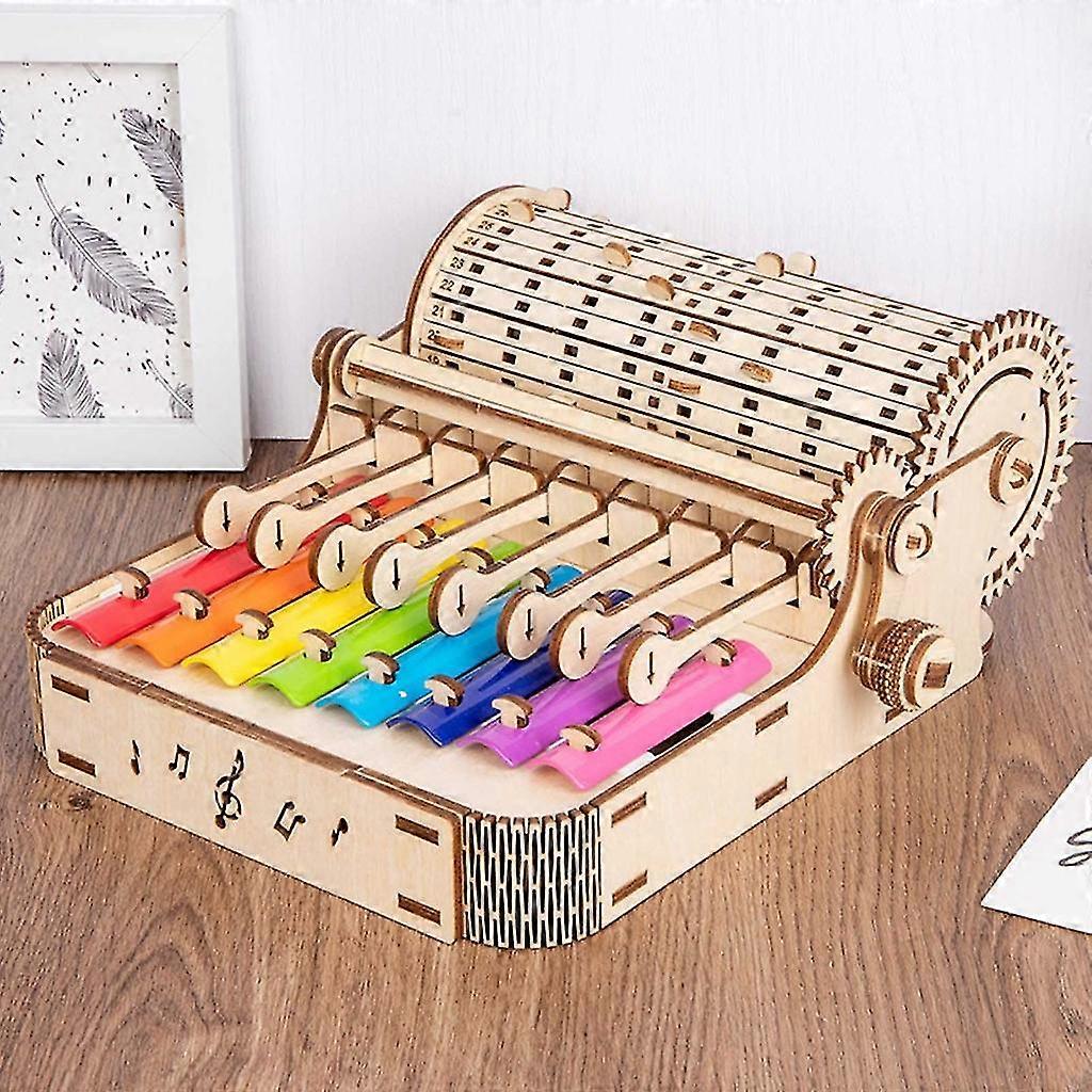 Hand Crank Xylophone Orff Percussion Rhythm Device For Preschool ...