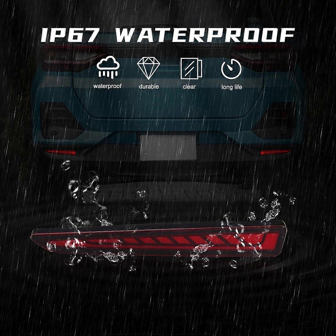 For Toyota Raize 2019 2020 2021 2022 LED Rear Bumper Reflector Light ...