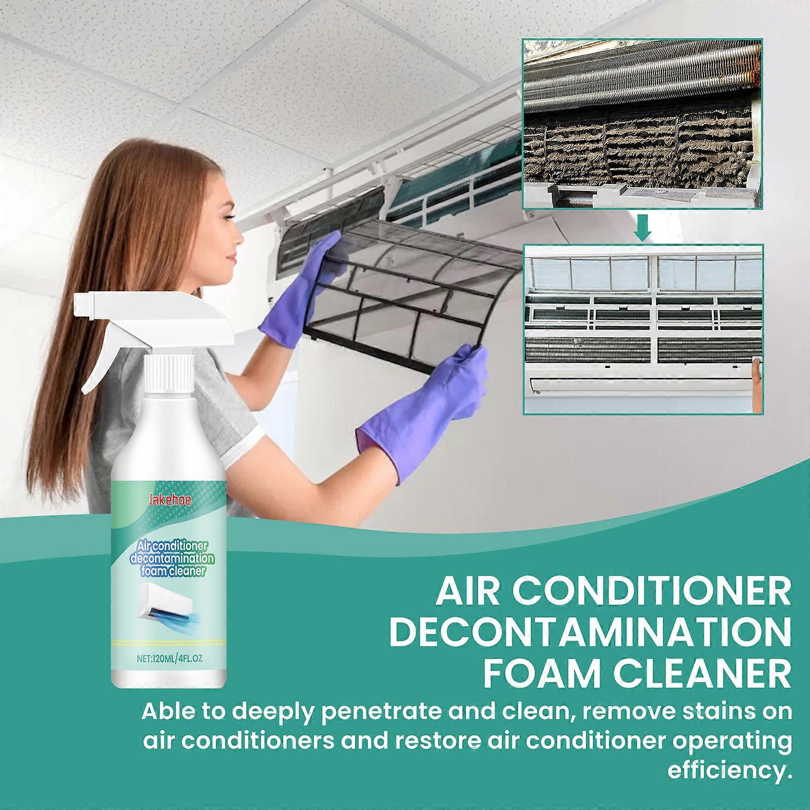 Air Conditioner Foam Coil Cleaner, 120ml Household Air Conditioning ...
