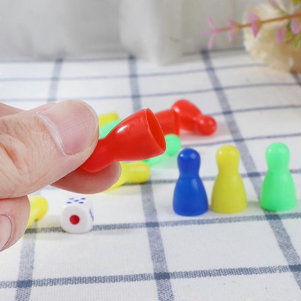 Board Game Pieces Multicolor Plastic Pawn Game Pieces Board Games Chess ...