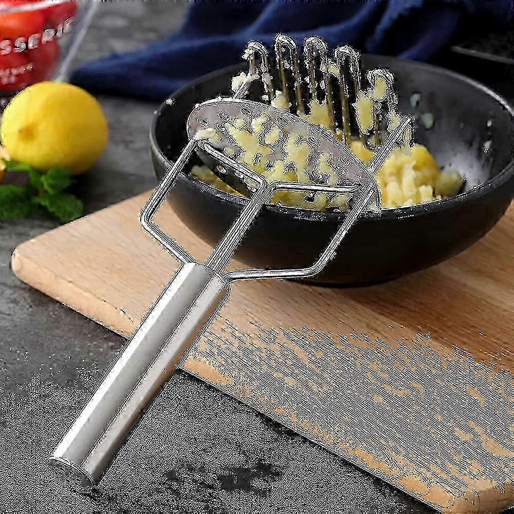 Stainless Steel Potato Masher, Dual Function Design, Professional ...