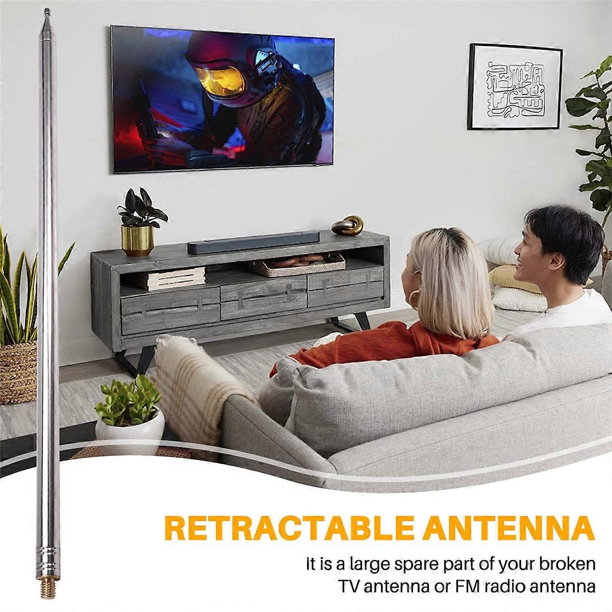 5.6M Whip Pull Rod Antenna for HF Radio Positive V Antenna GP Antenna ...