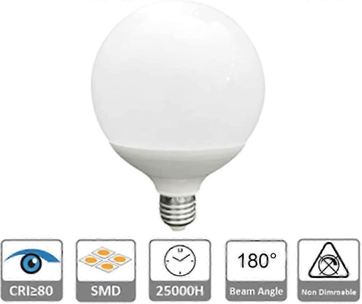 Led Bulb, E27 Base, 20 W, 4000 K, Bright Natural Light, Non-adjustable ...
