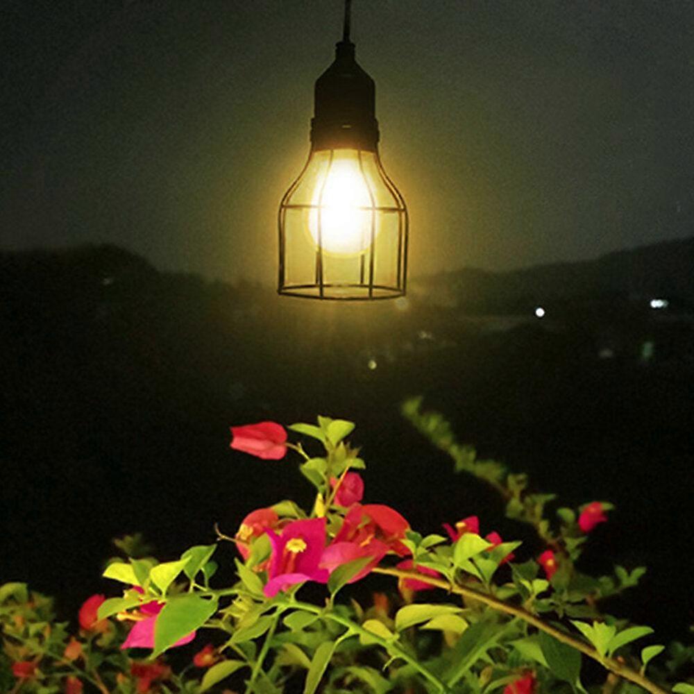 Led Solar Light With 3m Extension Cord Wrought Iron Retro Light ...