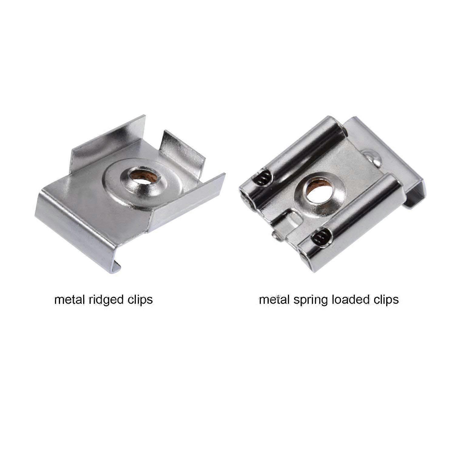 Frameless Mirror Secure, Metal Spring Loaded Clips With Wall Anchors ...