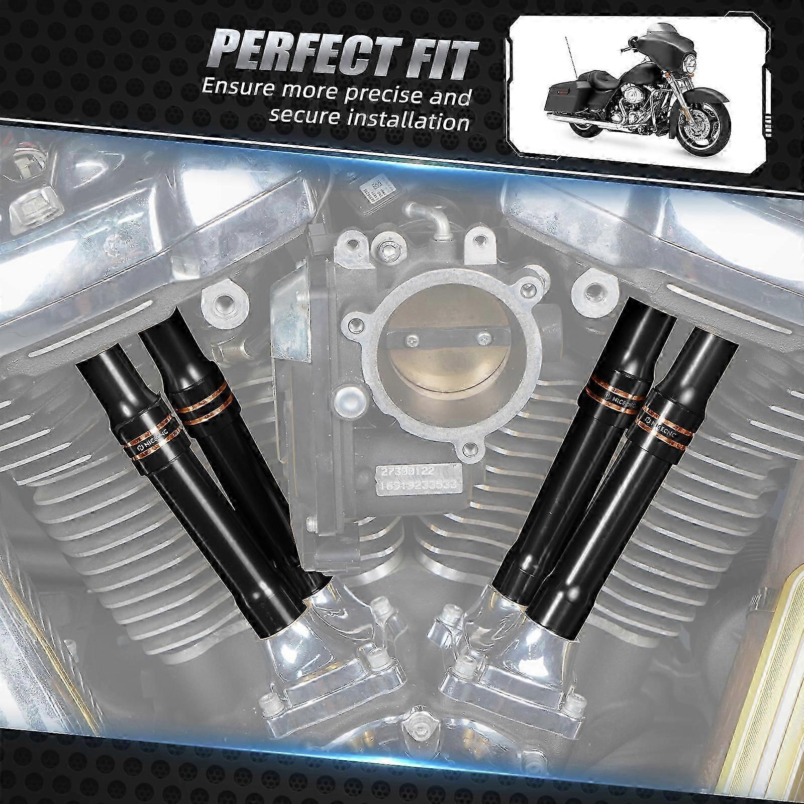For M8 Engine Pushrod Covers for Harley Street Glide FLHX Road King ...