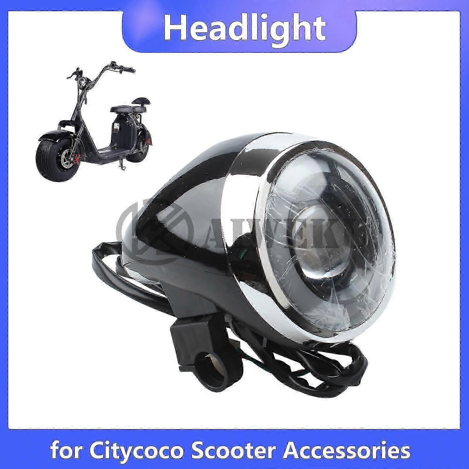 60V Angel Eye Headlight, Speed Power Meter & Electric Lock Kit for ...