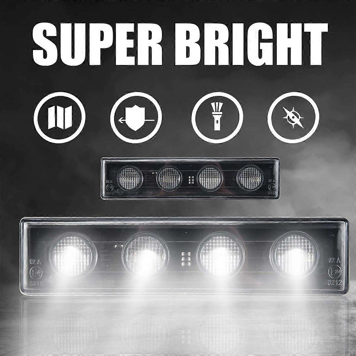 24V White LED Lights for Scania Truck Top Sun Visor Signal Light Scania ...