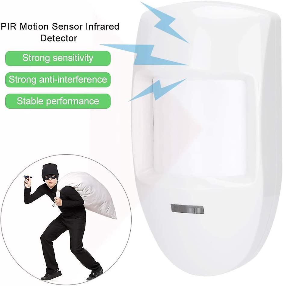 12v Dual Wire Pir Motion Detector, Infrared Sensor Alarm, Home Security ...