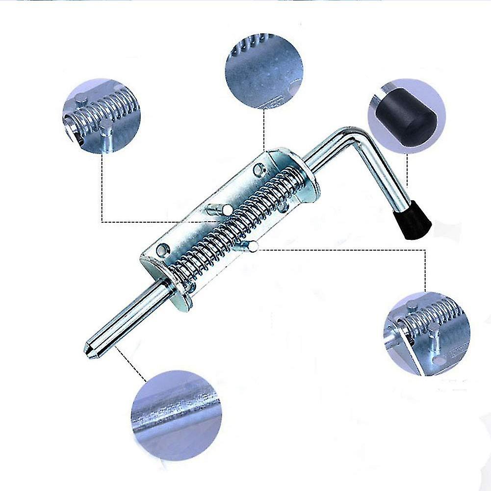Spring Latch, 220mm, Metal Barrel Lock With Handle, Heavy Duty Spring ...