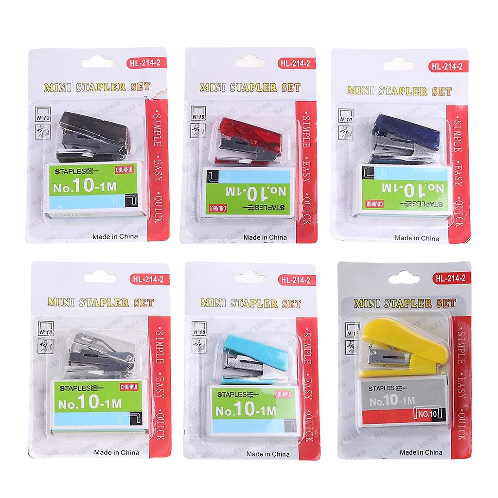 Mini Office Stapler with 10# Staple Small Hand Stapler Never Jam Office ...