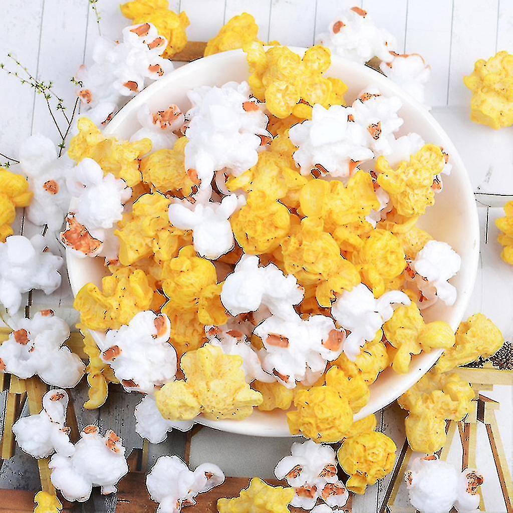 60 Pcs Artificial Popcorns Simulation Fake Food Model For Popcorn Photo ...